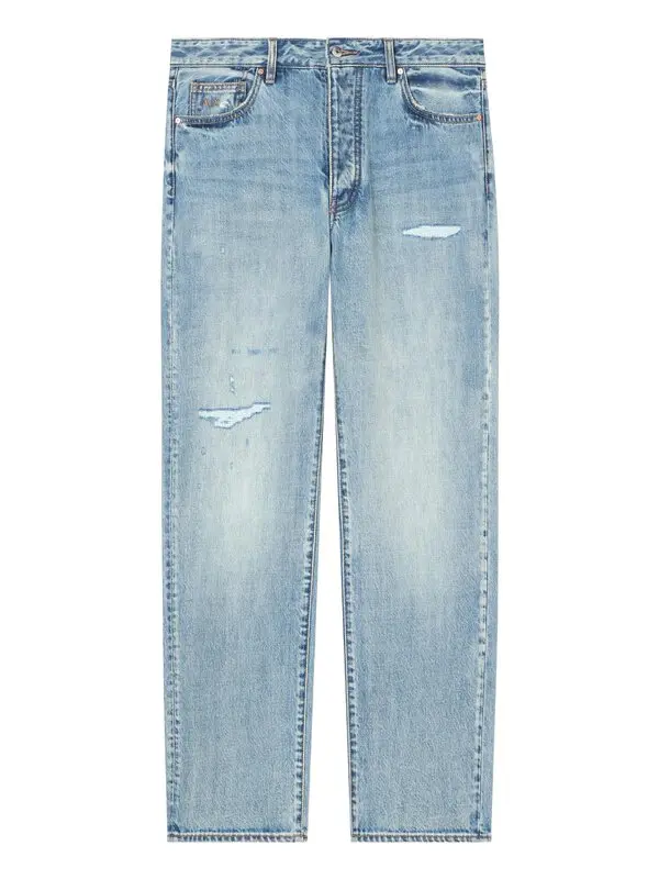 Armani Exchange Relaxed Fit Authentic Denim Jeans - Blue