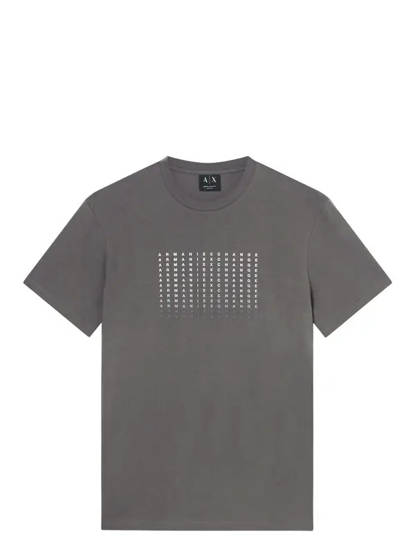 Armani Exchange Slim Fit Cotton T-shirt - Grey