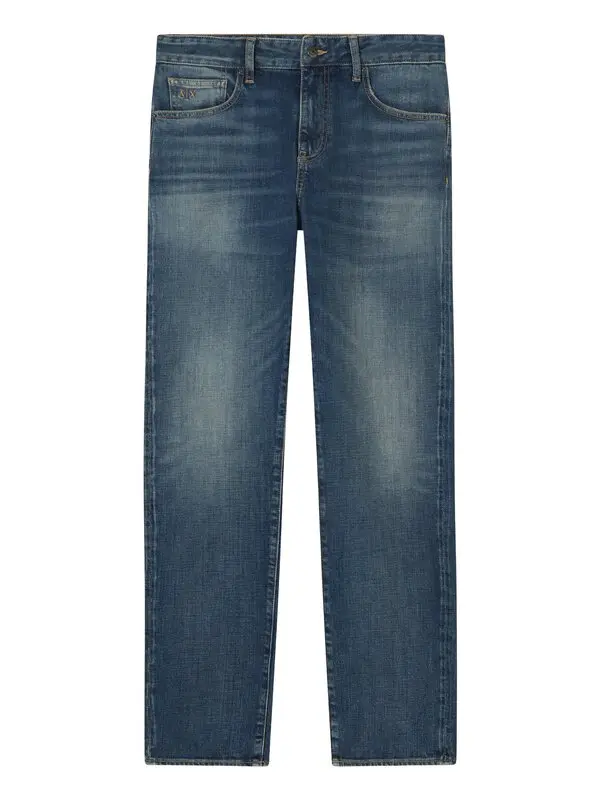 Armani Exchange Slim Fit Stretch Denim Jeans - Blue
