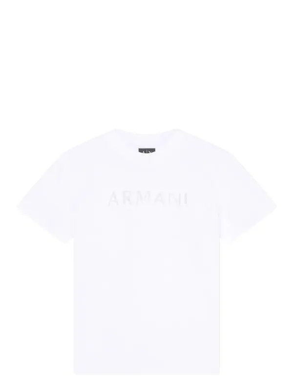 Armani Exchange Relaxed Fit T-shirt In Cotton Jersey - White