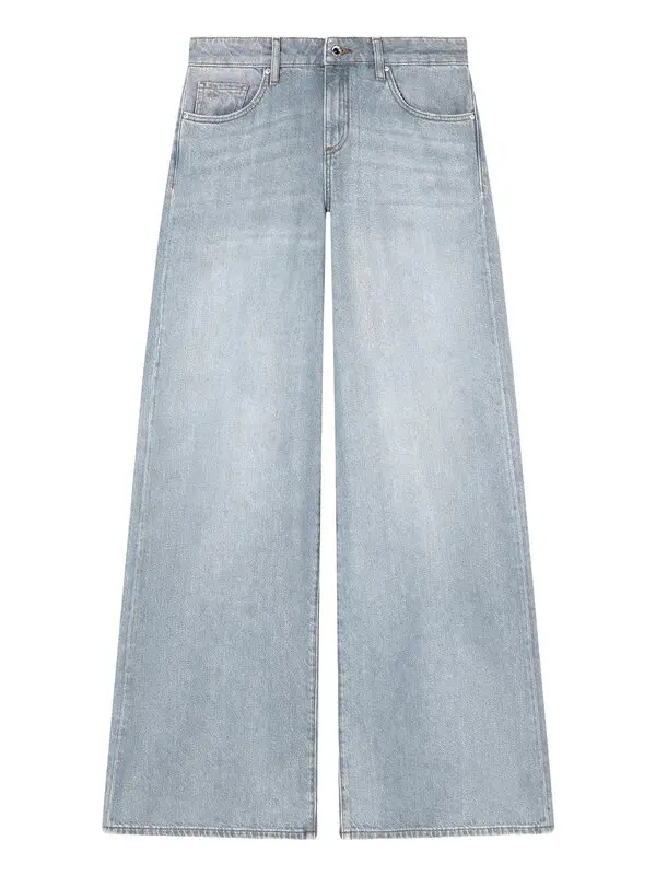 Armani Exchange Loose Fit Denim Jeans - Grey
