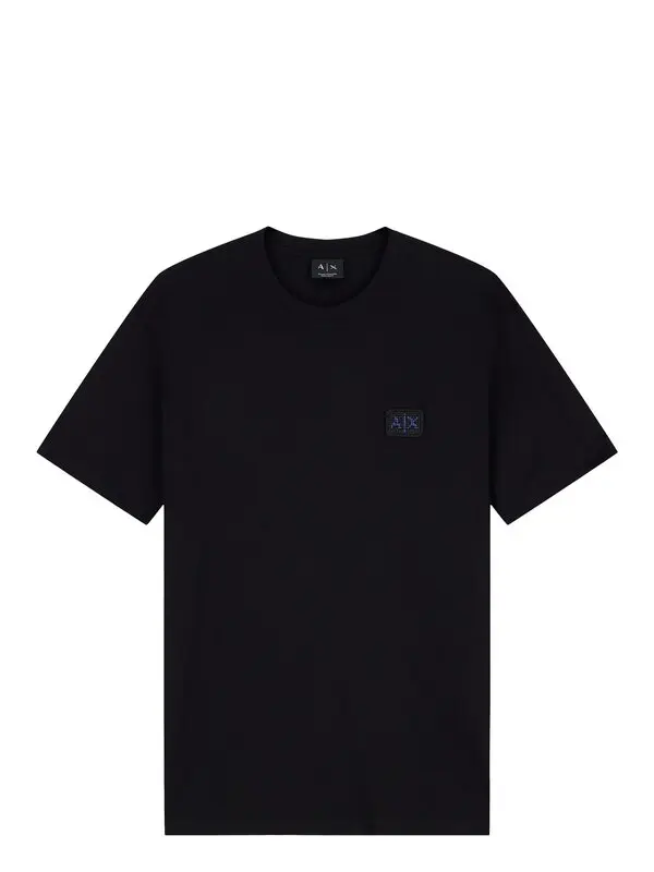 Armani Exchange Regular T-shirt In Cotton Jersey - Black