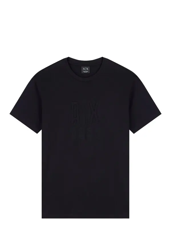 Armani Exchange Regular T-shirt In Cotton Jersey - Black