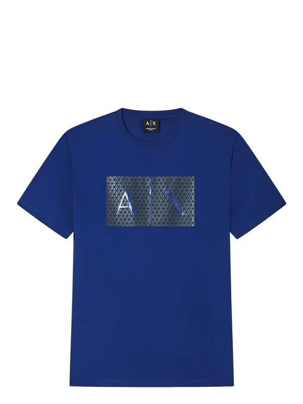 Armani Exchange Slim Fit T-shirt Essential Cotton Jersey - Blue