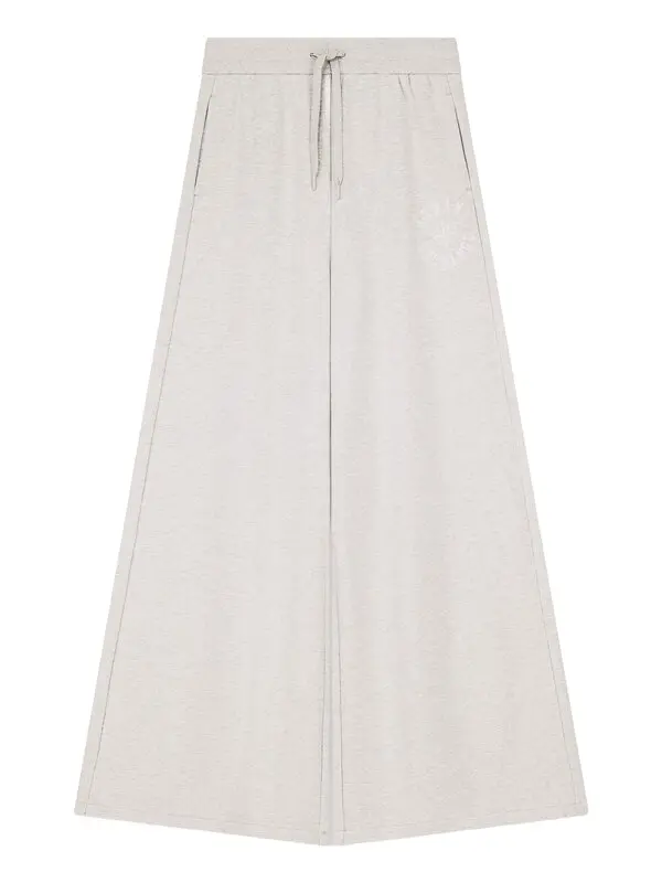 Armani Exchange Relaxed Trouser In Cotton French Terry - Grey