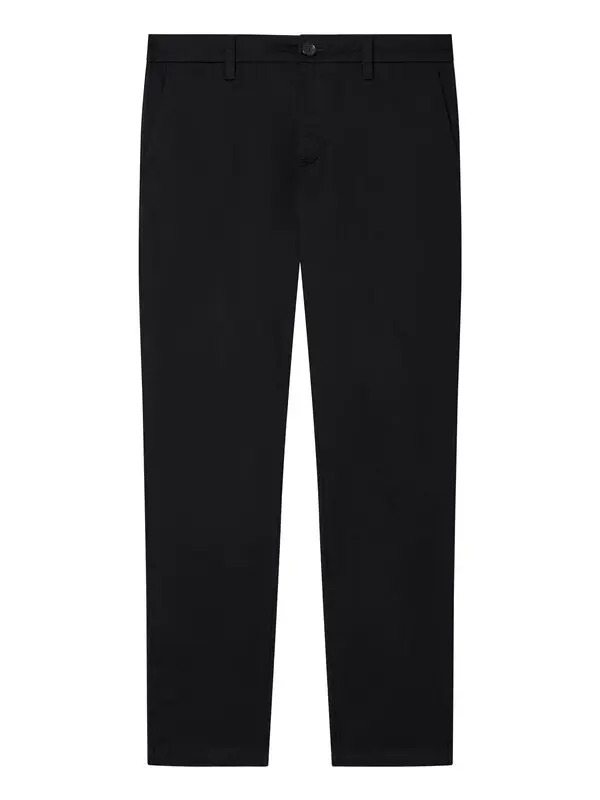Armani Exchange Cotton Poplin Chino Trousers - Black