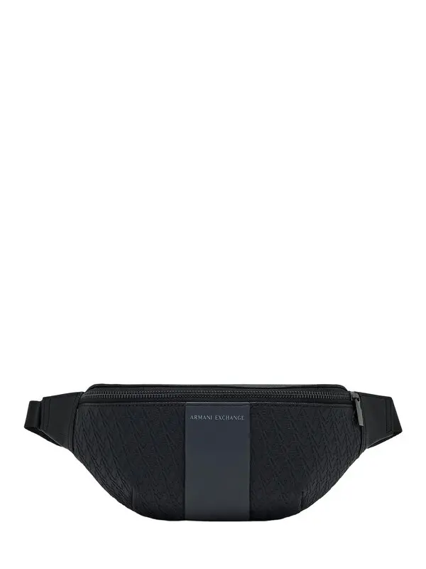 Armani Exchange Coated Belt Bag - Black