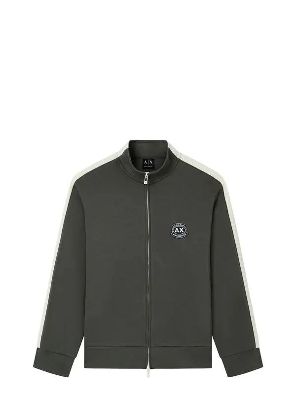Armani Exchange Stretch Bonded Cotton Sweatshirt - Grey