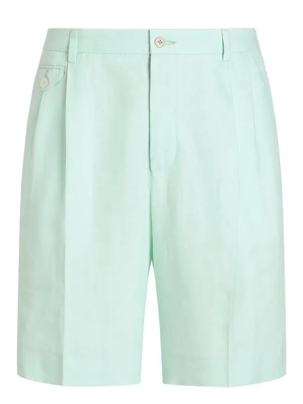 Dolce & Gabbana Pantalone Pants And Shorts Linen - Azure