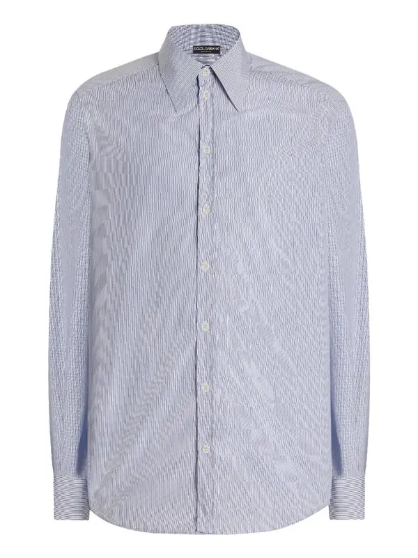 Dolce & Gabbana Striped Gold Shirt Shirts - Multicolor