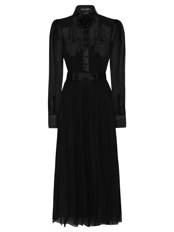 Dolce & Gabbana Abito Dresses Silk - Black