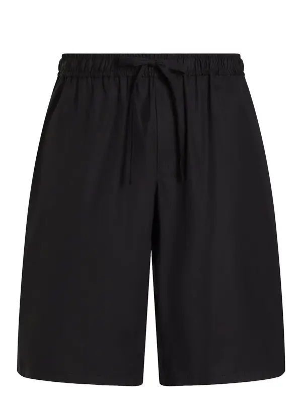 Dolce & Gabbana Cotton Jogging Shorts - Black