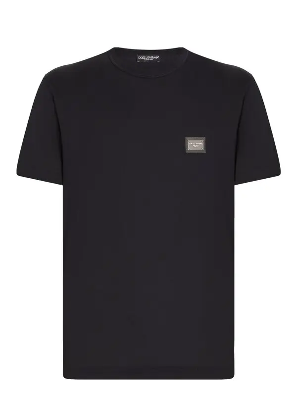 Dolce & Gabbana T-shirt M/corta Giro T-shirts And Polos - Blue