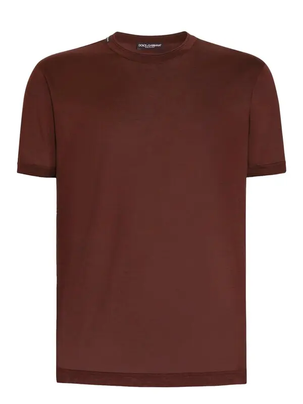 Dolce & Gabbana T-shirt M/corta Giro T-shirts And Polos - Red