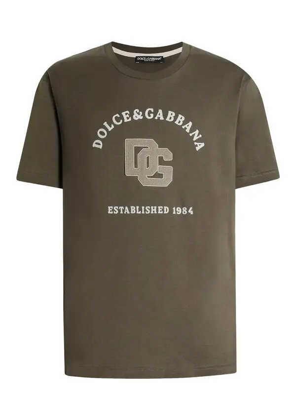 Dolce & Gabbana T-shirt M/corta Giro T-shirts And Polos - Grey