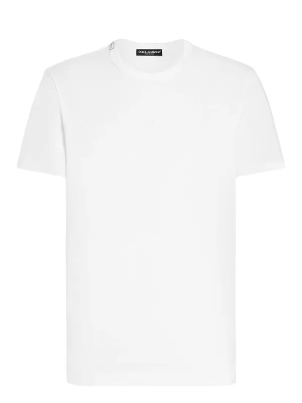 Dolce & Gabbana T-shirt In Cotton T-shirts And Polos - White