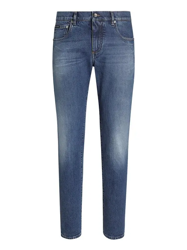 Dolce & Gabbana Denim Trousers - Multicolor