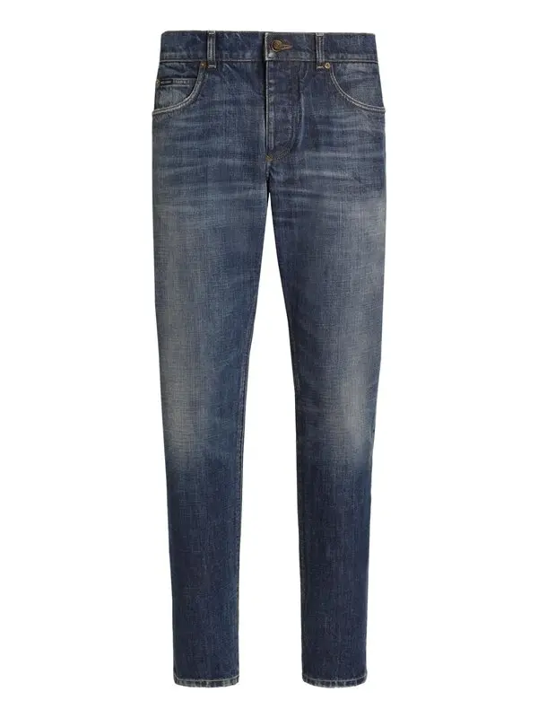 Dolce & Gabbana Denim Trousers - Multicolor
