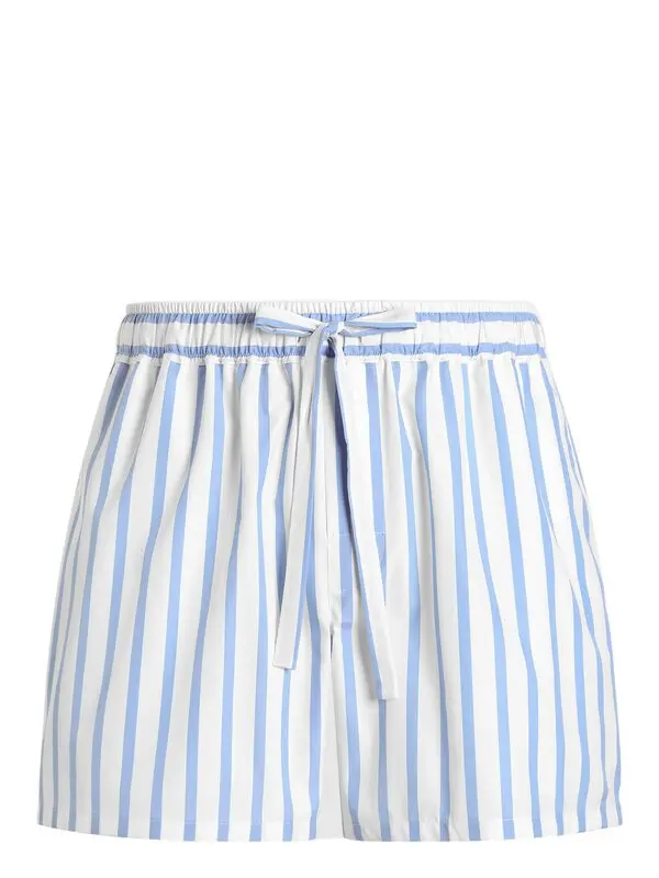 Dolce & Gabbana Striped Poplin Bermuda Shorts Pants And Shorts - Multicolor