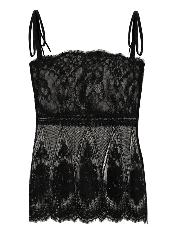 Dolce & Gabbana Lace Camisole - Black