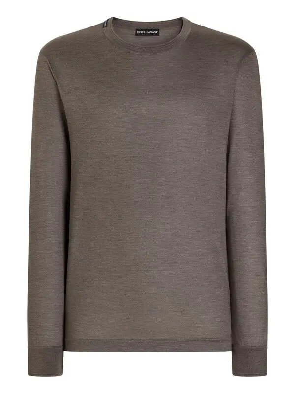 Dolce & Gabbana T-shirt M/lunga Giro T-shirts And Polos - Multicolor
