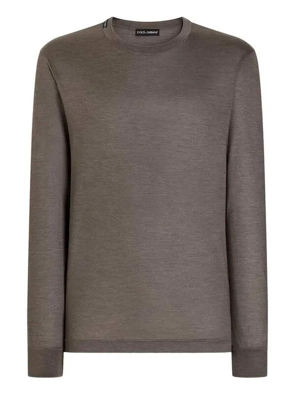Dolce & Gabbana T-shirt M/lunga Giro T-shirts And Polos - Multicolor