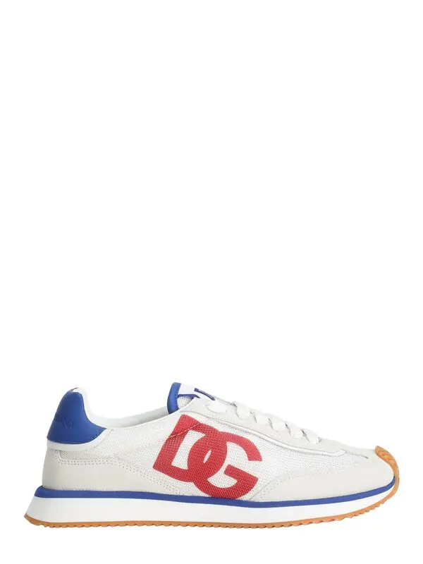 Dolce & Gabbana Mixed-material Dg Cushion Sneakers Sneakers Red - Multicolor