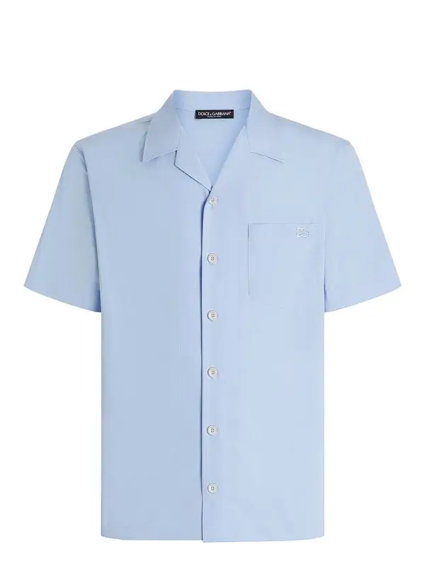 Dolce & Gabbana Hawaii Cotton Shirt Shirts - Azure