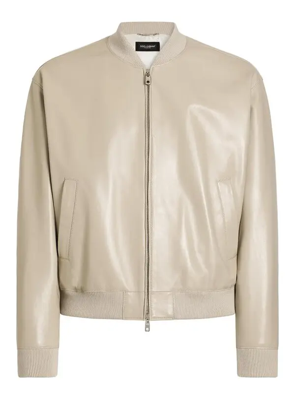 Dolce & Gabbana Giubbotto Coats And Jackets - Cream