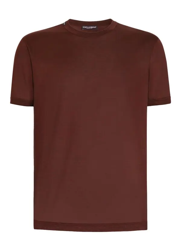 Dolce & Gabbana T-shirt M/corta Giro T-shirts And Polos - Red