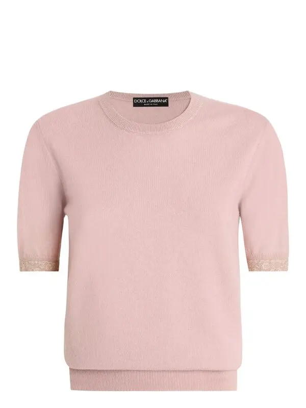 Dolce & Gabbana Cashmere Pullover - Pink