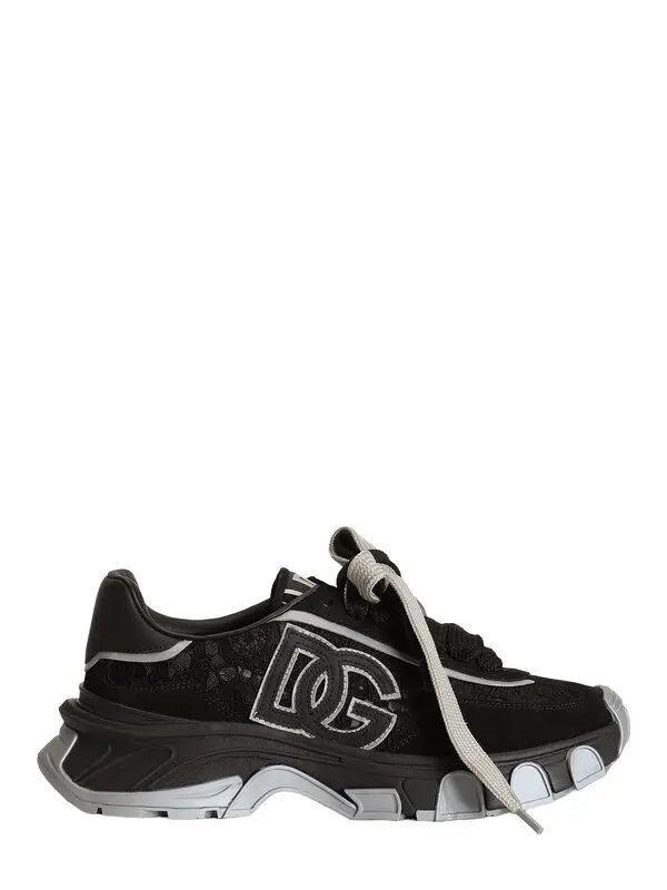 Dolce & Gabbana Dg Country Road Fabric Sneakers - Black