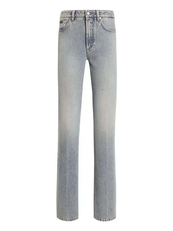 Dolce & Gabbana 5-pocket Denim Trousers Denim And Jeans Multi-colored - Multicolor