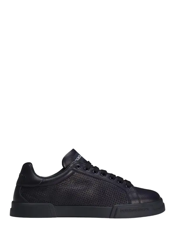 Dolce & Gabbana Portofino Light Calfskin Sneakers - Blue