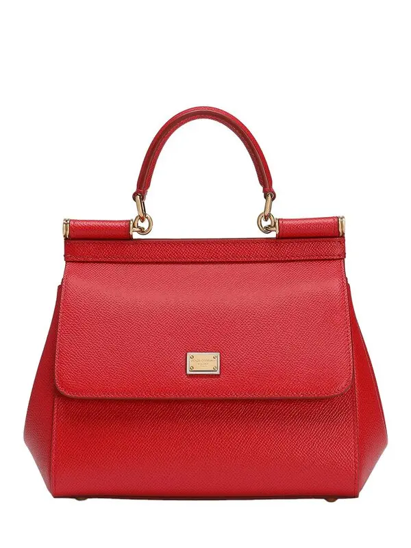 Dolce & Gabbana Medium My Sicily Handbag - Red
