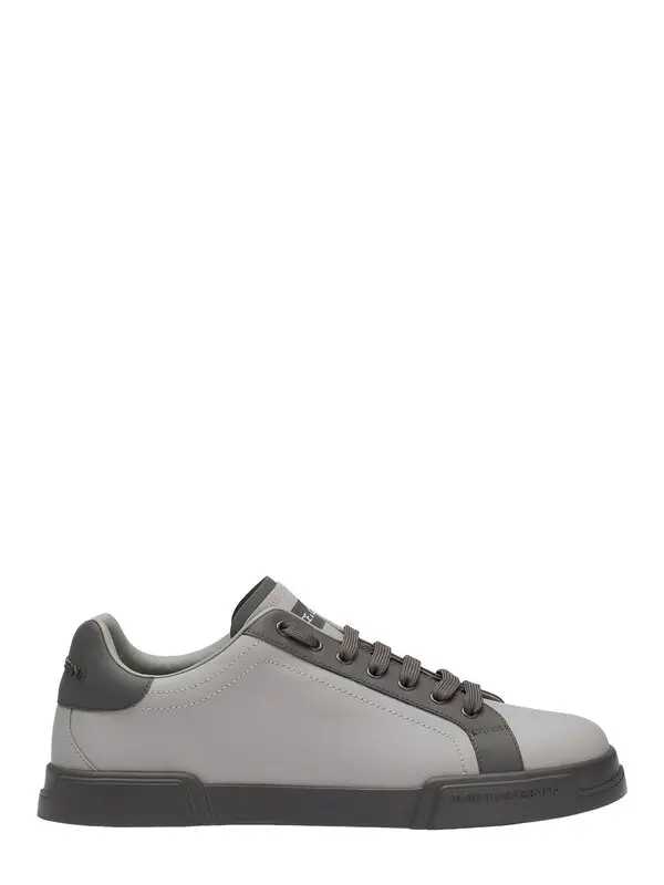 Dolce & Gabbana Portofino Light Sneakers Sneakers Leather - Grey