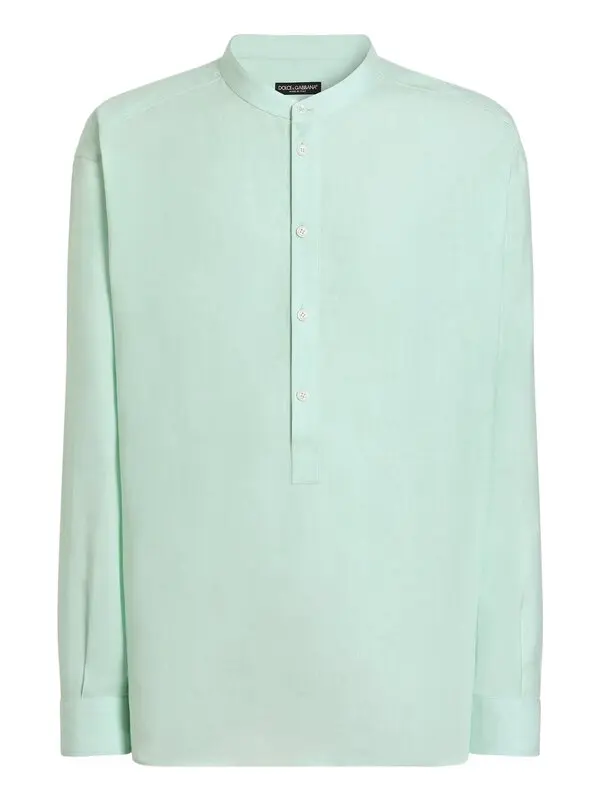 Dolce & Gabbana Camicia Shirts Linen - Azure