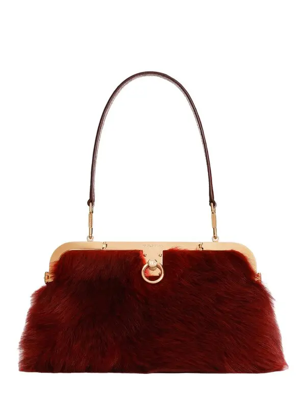 Dolce & Gabbana Amanda Handbag In Sheepskin And Crocodile Leather Shoulder And Crossbody Bags Multi-colored - Multicolor