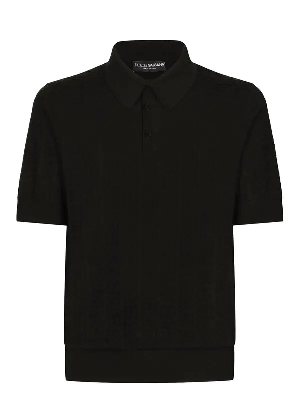 Dolce & Gabbana Polo M/c Sweaters And Cardigans - Black