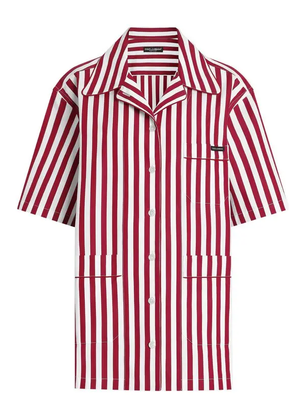 Dolce & Gabbana Striped Cotton Shirt Shirts And Tops Multi-colored - Multicolor
