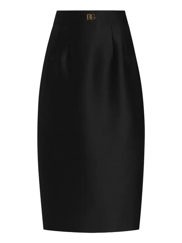 Dolce & Gabbana Faille Sheath Skirt Skirts - Black