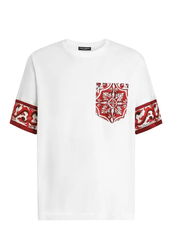 Dolce & Gabbana T-shirt M/corta Giro T-shirts And Polos - Multicolor
