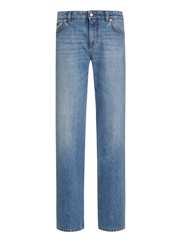 Dolce & Gabbana Denim Trousers - Multicolor