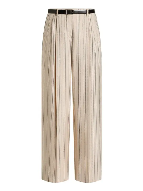 Dolce & Gabbana Regital Pinstripe Trousers Pants And Shorts - Multicolor