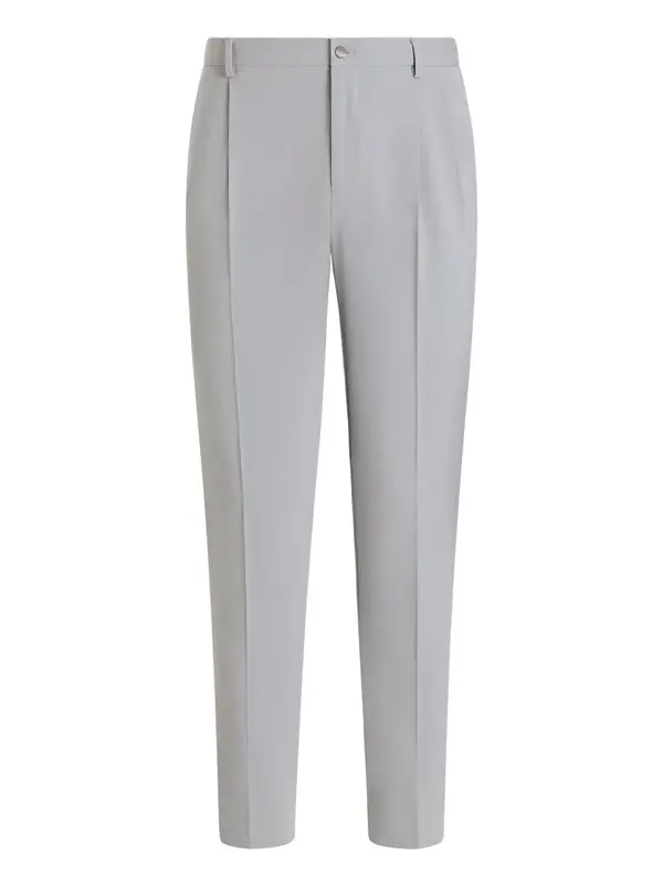 Dolce & Gabbana Micro-rib Tailored Trousers - Grey
