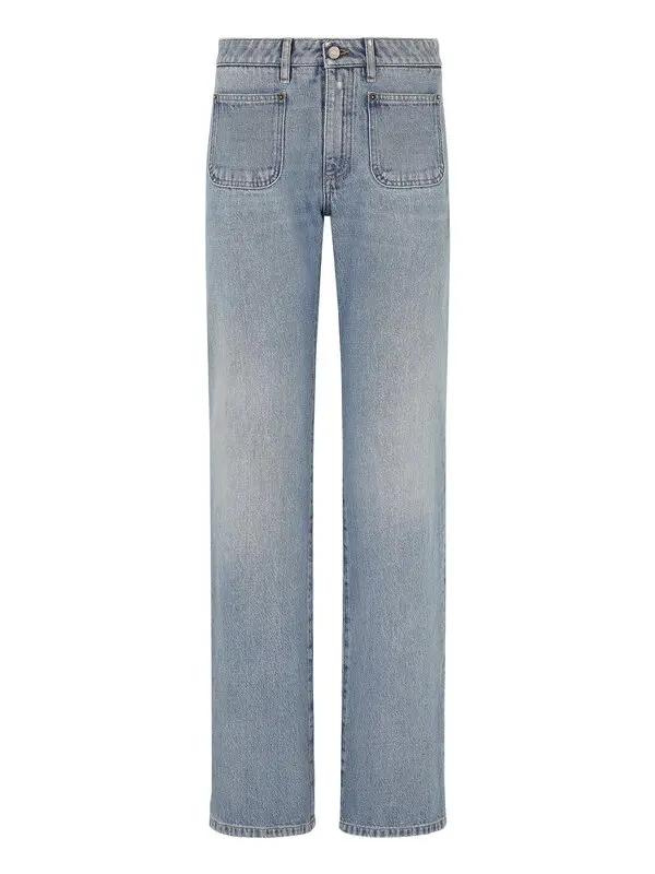 Dolce & Gabbana Cotton Denim Work Jeans Denim And Jeans Multi-colored - Multicolor