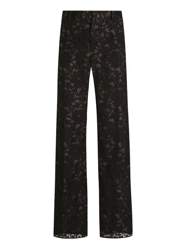 Dolce & Gabbana Lace Trousers - Multicolor