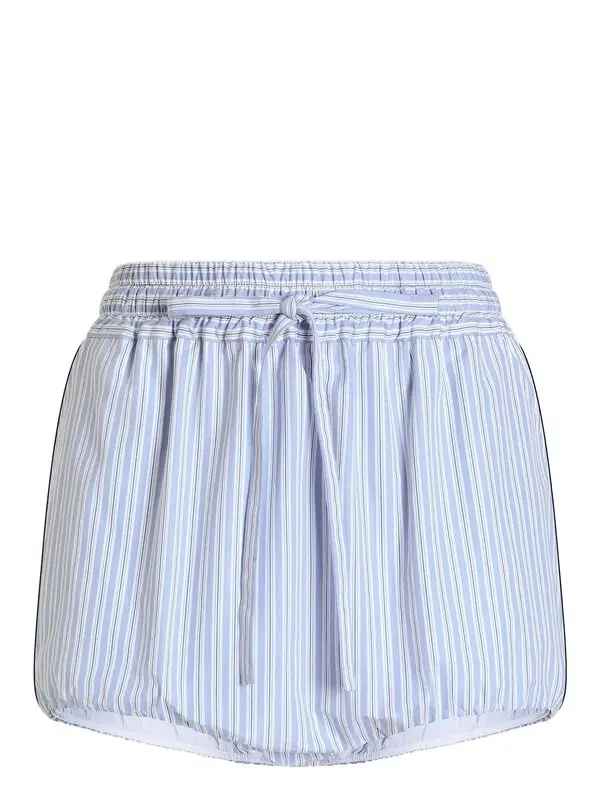 Dolce & Gabbana Striped Poplin Culottes Pants And Shorts - Multicolor