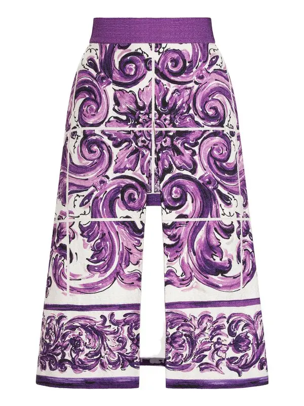 Dolce & Gabbana Majolica-print Skirt Skirts - Multicolor