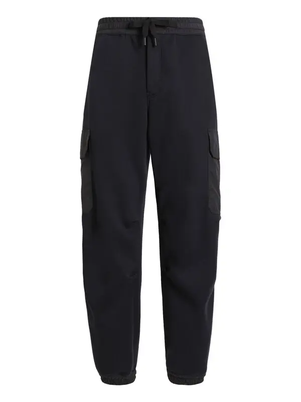 Dolce & Gabbana Double-faced Cargo Trousers - Blue